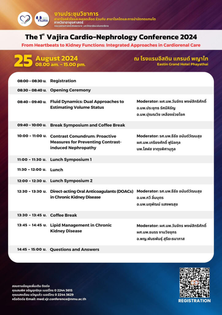The 1st Vajira cardio-Nephrology Conference 2024